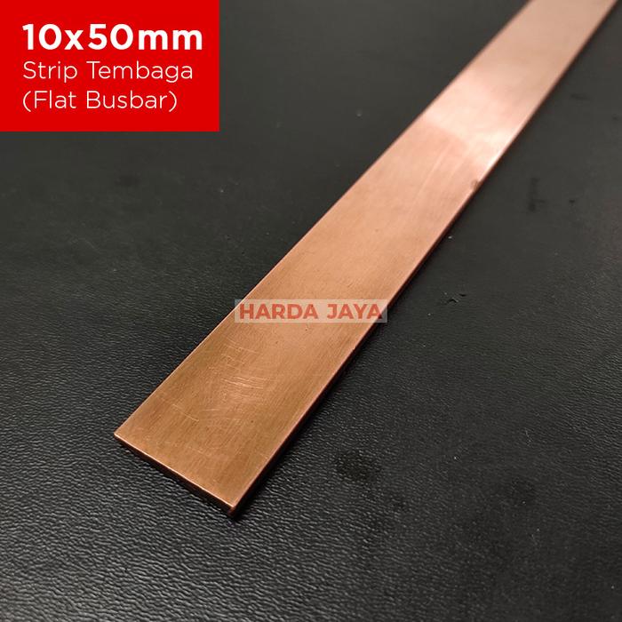 Jual Busbar Tembaga 10mm x 50mm | Copper Strip Batangan Potongan 10 x ...