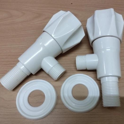 Jual KERAN SHOWER F PVC PLASTIK/STOP KRAN AIR KNIE KLOSET WC TOILET ...