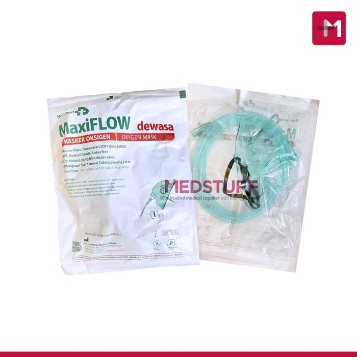 Jual Maxiflow Masker Oksigen Simple Face Mask Oxygen Mask - Anak ...