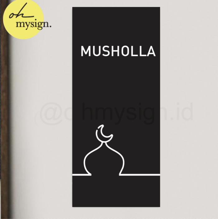 Jual SIGN AKRILIK MUSHOLLA | ACRYLIC SIGNAGE MUSHOLLA - Jakarta Timur ...