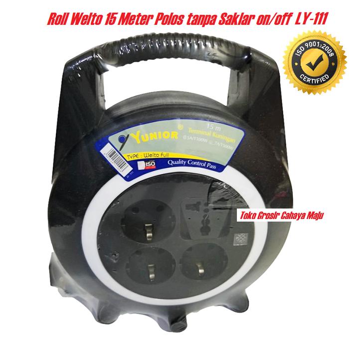 Jual Kabel Roll Box 15m YUNIOR WELTO Rol Kabel Gulung Stop Kontak LY ...