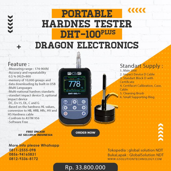 Jual Portable Hardness Tester DHT-100 plus Dragon Electronics - Jakarta ...