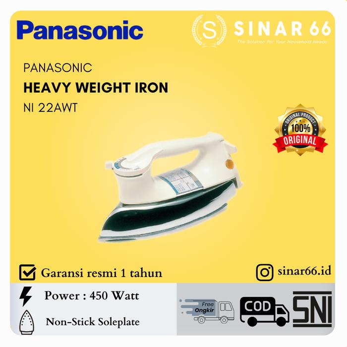 Jual Panasonic Setrika Iron Ni 22awt Ni 22 Awt Heavy Weight 450 Watt Di ...