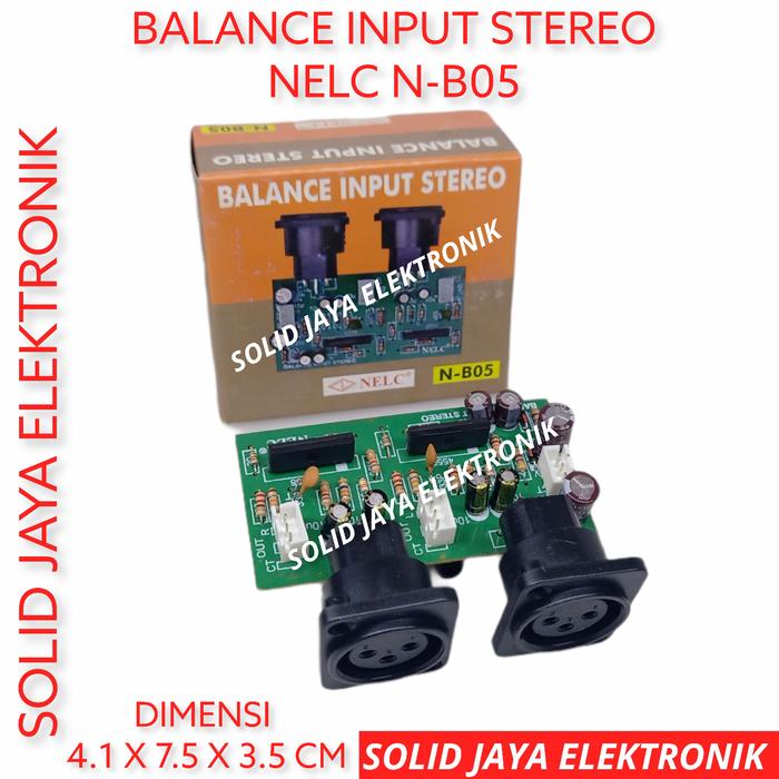 Jual KIT BALANCE INPUT STEREO INPUT BALANCE STEREO AUDIO NELC N-B05 ...