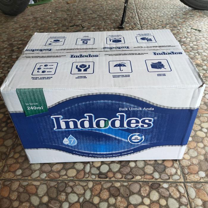 Jual INDODES AIR MINERAL CUP (GELAS) 48CUPS X 240ML - Kota Medan - TOKO ...