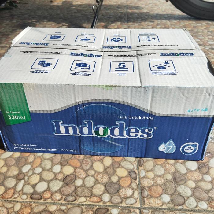 Jual INDODES AIR MINERAL BOTOL MINI 24BOTOL X 330ML - Kota Medan - P.D ...