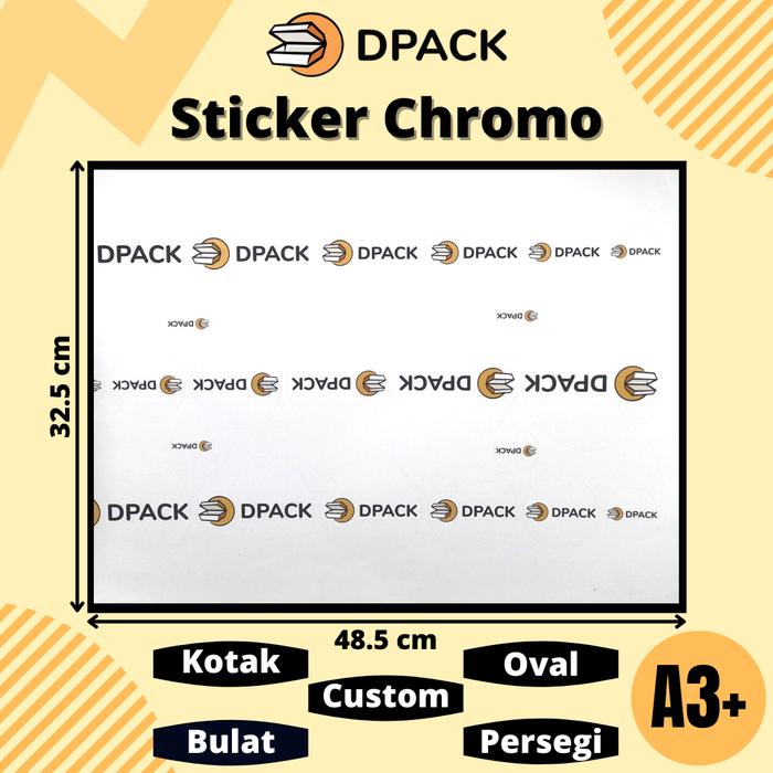 Jual Cetak Sticker Cromo / Kromo A3+ | Print + Kiss Cut - Jakarta Pusat ...