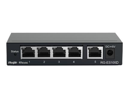 Promo Ruijie RG-ES105D 5-Port 10/100 Mbps Unmanaged Switch with Steel Case - Jakarta Utara ...
