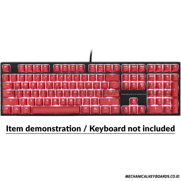 Jual Ducky Red ABS Laser Etched Backlit Keycap Set - Kota Semarang ...