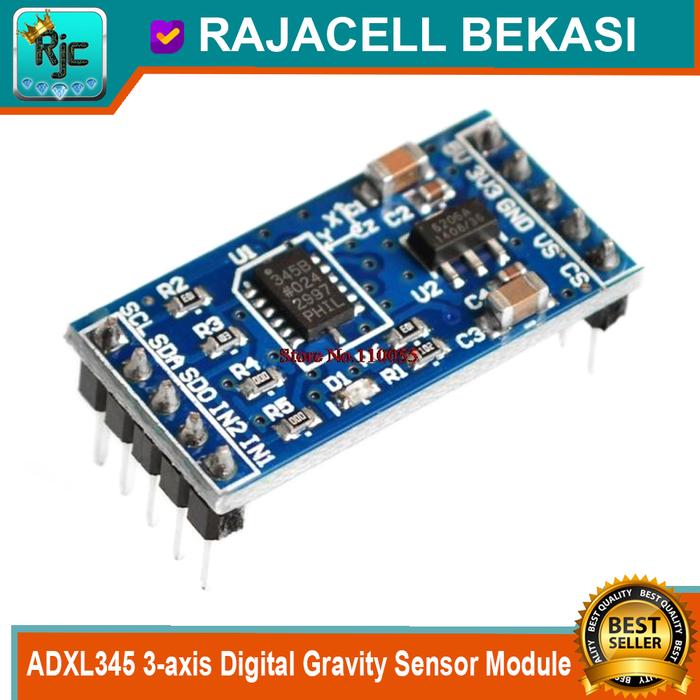 Jual ADXL345 3-axis Digital Gravity Sensor Acceleration Module Tilt ...