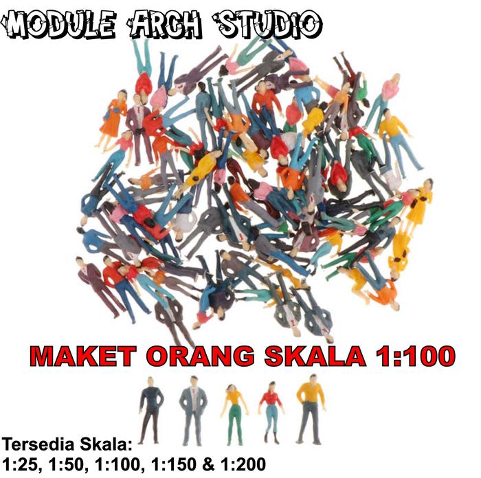 Jual Maket Orang Skala 1:100 / Figure Orang / Miniature Orang - Kab ...