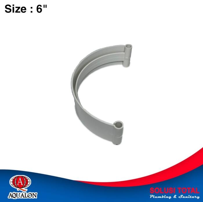 Jual Sambungan Talang Union PVC 6 Inch Setengah Lingkaran 6 Inch ...