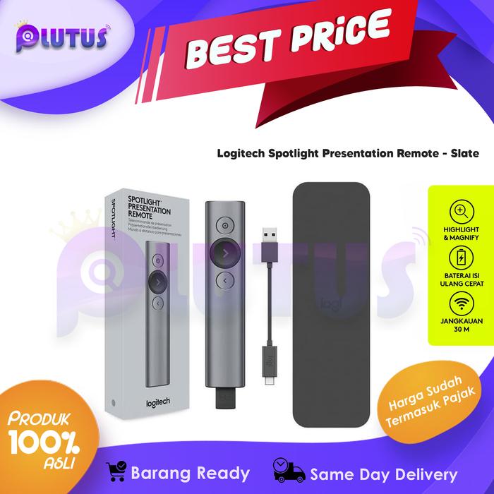 Jual Logitech Spotlight Presentation Remote - Slate - Slate - Jakarta ...