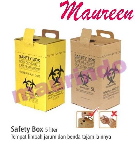 Promo Onemed Safety Box Kuning 5L + Tali Tempat Limbah Medis Ukuran 5 ...