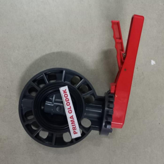 Jual Butterfly valve PVC 3"/butterfly valve PVC 3"/butterfly PVC 3inch ...