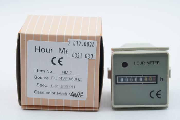 Jual HourMeter HM-2 DC 24V Hour Meter Engine 0-99999.9H High Quality ...