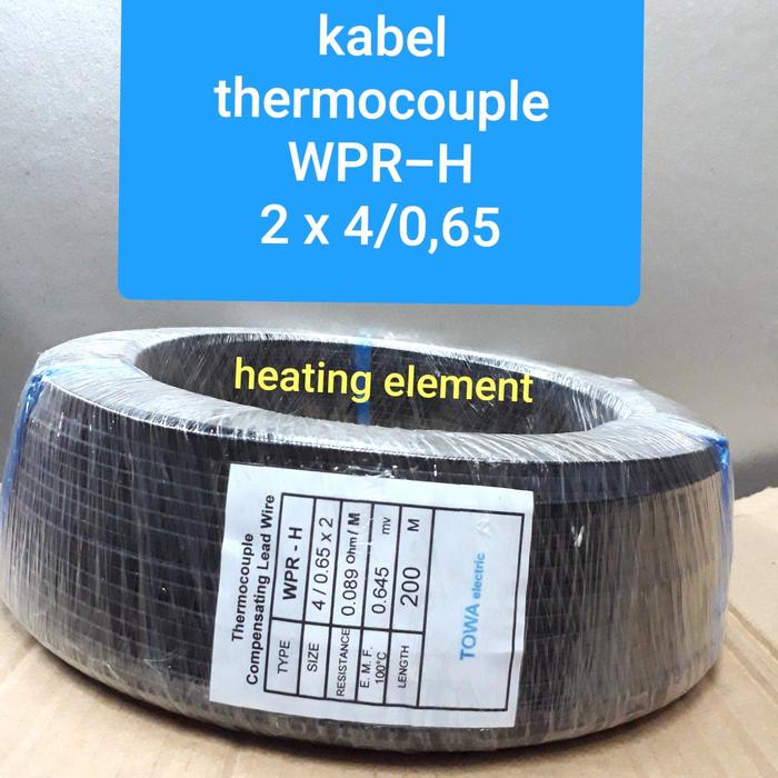 Jual kabel thermocouple type r/s - Jakarta Barat - heating element ...