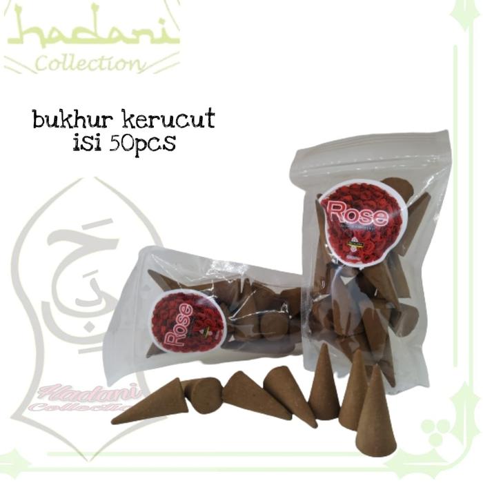 Jual Buhur Rose Bukhur Dupa Gahru Kerucut Pengharum Ruangan isi 50 pcs ...
