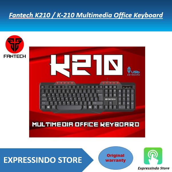 Jual Fantech K210 / K-210 Multimedia Office Keyboard - Jakarta Pusat ...
