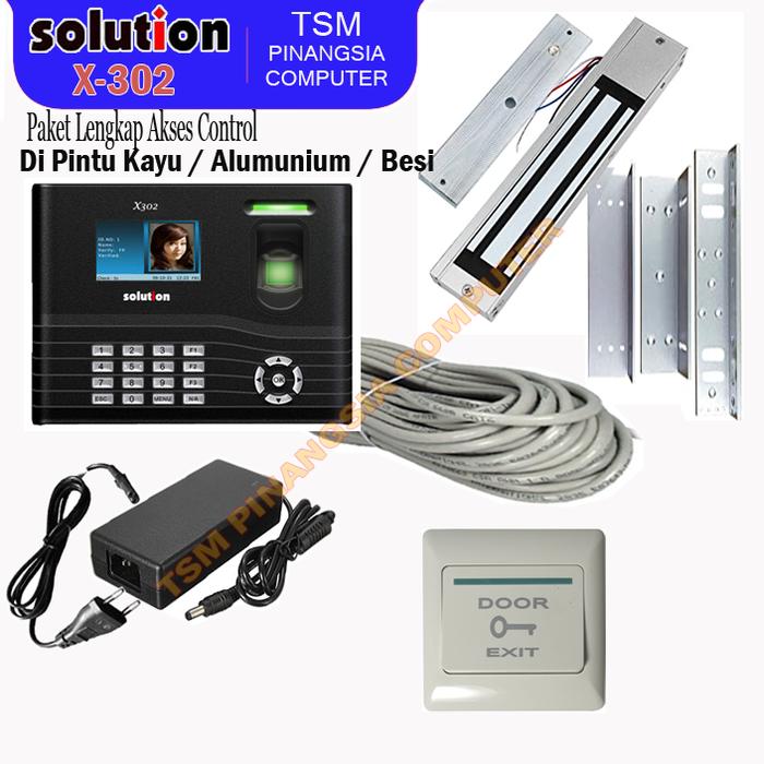 Jual Solution X302 S Access Control - Akses Door - Paket Untuk Pintu ...