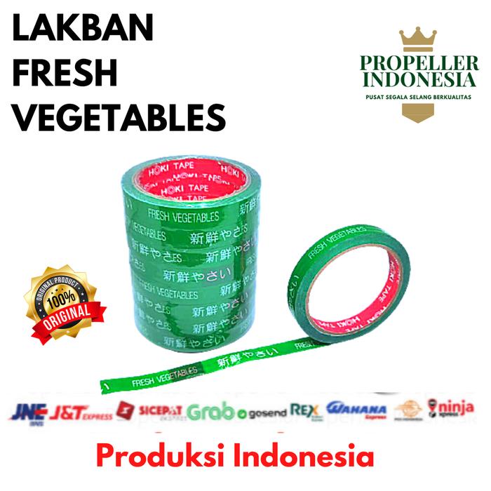 Jual Isolasi Sayur Lakban Sayur Fresh Vegetable 15mm x 50m - Jakarta ...