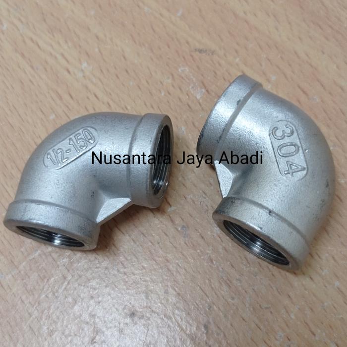 Jual Elbow Stainless Drat SS 304 1/2 inchi - Knee Stainless Drat - Jakarta Barat ...