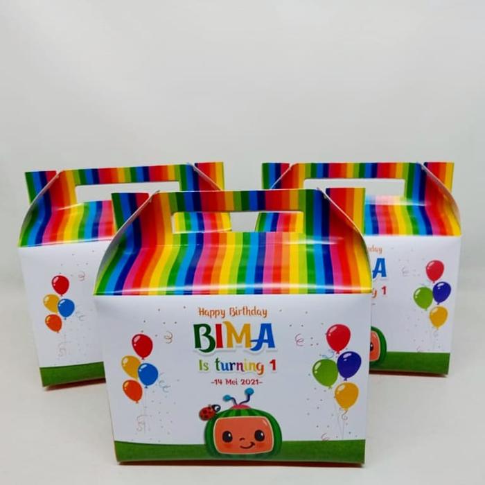 Jual snack box cocomelon / wadah snack custom cocomelon - Kota ...