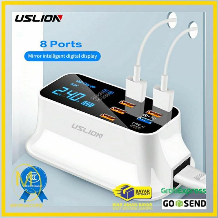 Jual Stop Kontak Terminal Charger USB Charging Station USB Type C ...