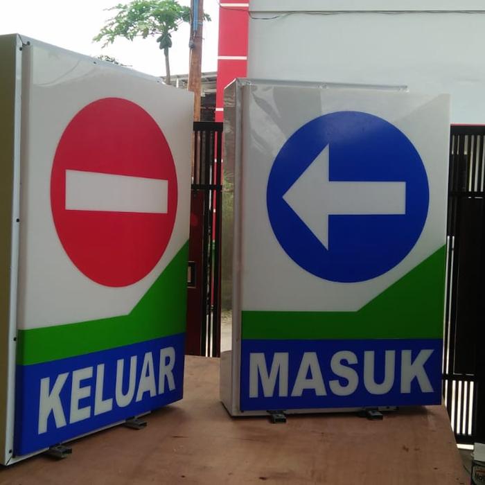 Jual rambu pintu masuk dan keluar - Kota Bekasi - sparepart spbu ...