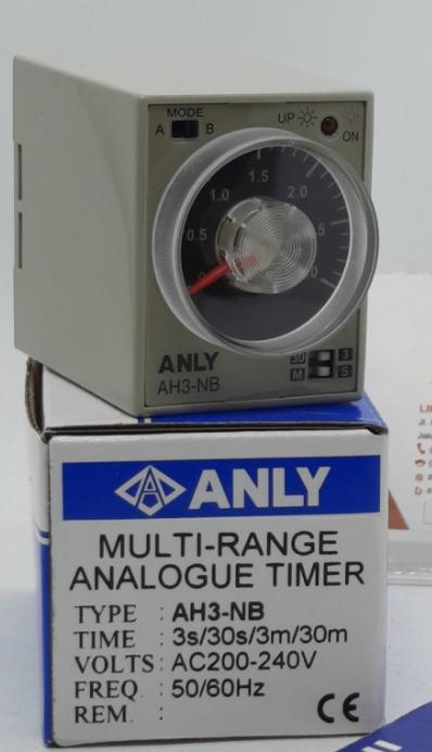 Jual Timer AH3-1 or AH3-2 or AH3-3 (AH3-NB) (240Vac) Anly - Jakarta ...