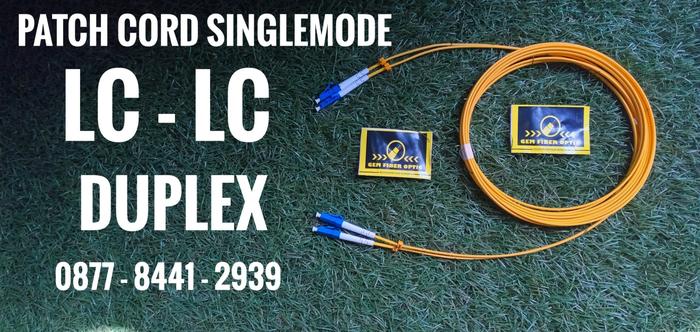 Jual LC - LC 2 Meter Singlemode Duplex 3mm Patch Cord Fiber Optic ...