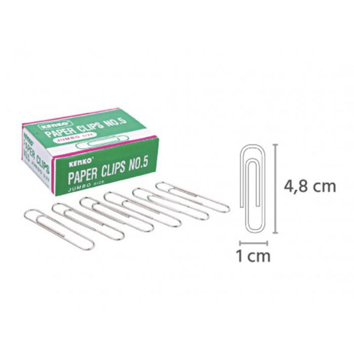Jual PAPER CLIP TRIGONAL KLIP NO. 1 3 5 PENJEPIT KERTAS BESI KENKO PER ...
