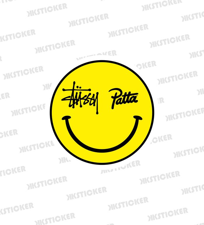 Jual Sticker Stussy x Patta | Stiker Vinyl Anti air + Laminasi - Kota ...