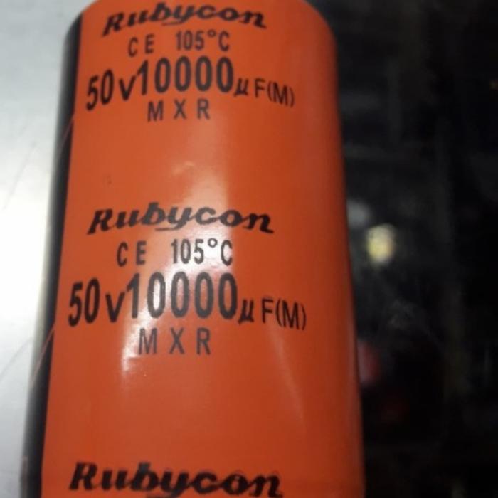 Jual elco elko 10000uf 50v 10000 uf 50volt 50 volt rubycon rubicon ...