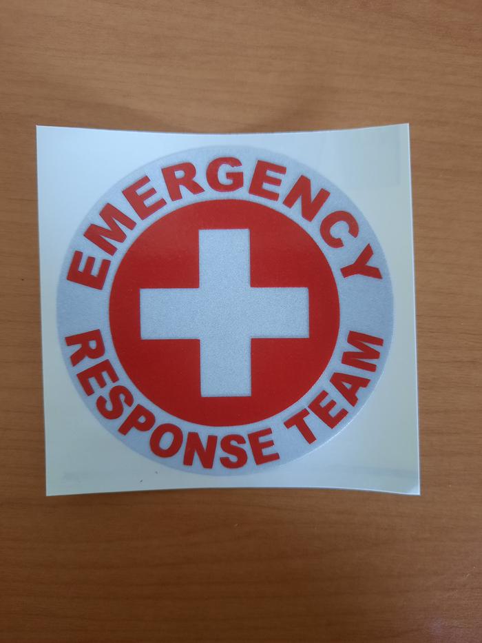 Jual STICKER ERT (EMERGENCY RESPONSE TEAM) - CUTTING STICKER CUSTOM 6,5 ...