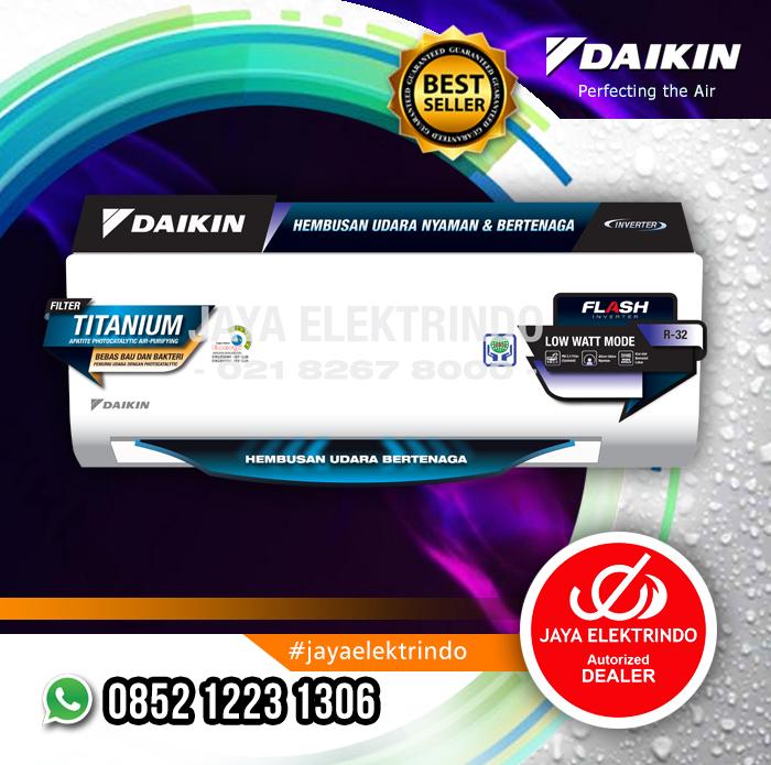Promo AC DAIKIN FLASH INVERTER 1/2 PK FTKQ15 Cicil 0% 3x - Kota Bekasi ...