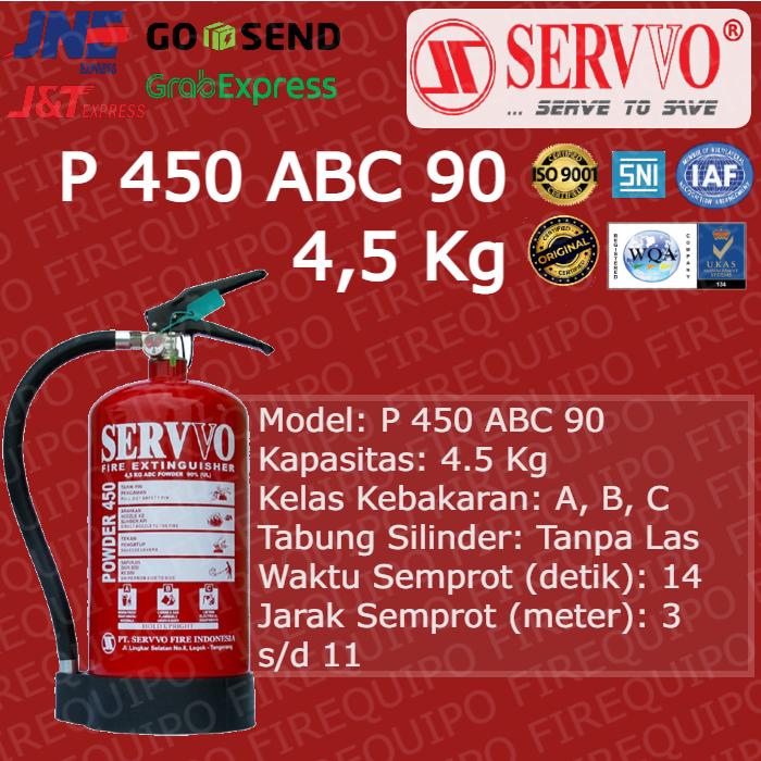Promo APAR SERVVO Fire Extinguisher Alat Pemadam Api Powder 4,5 Kg - Jakarta Pusat - Firequipo ...