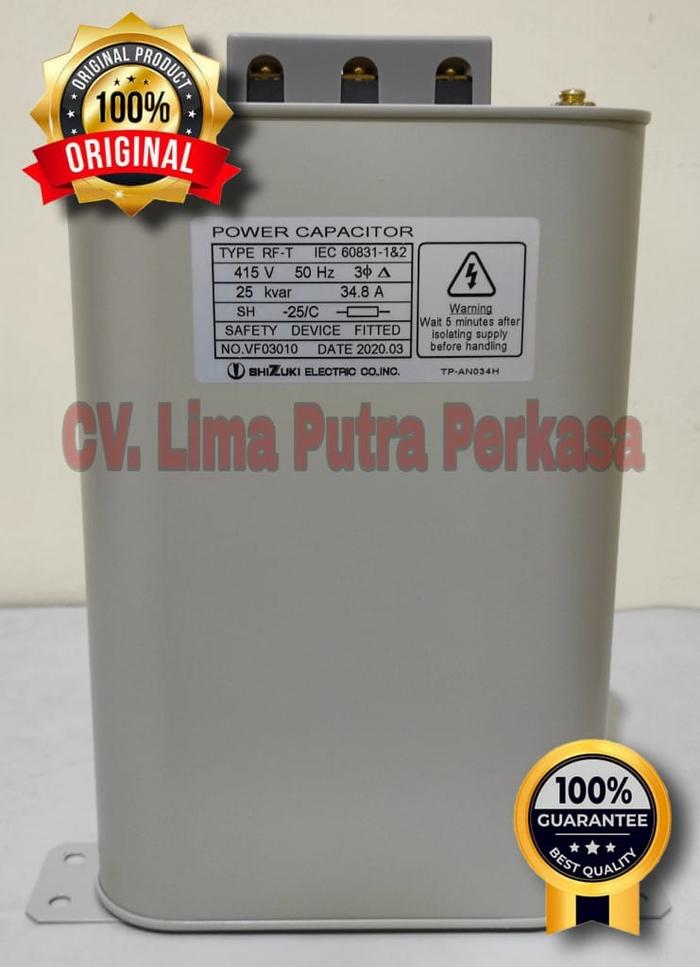 Jual Capasitor/Kapasitor Shizuki 25 kVAR 415VAC Type RF-T (dry) - Japan - Kab. Serang - CV. Lima ...