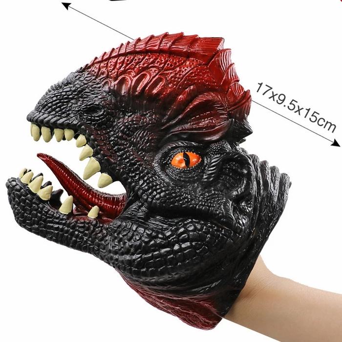 Jual Hand Puppet Mainan Motorik Anak Dinosaurus Lateks Aman Kuat ...