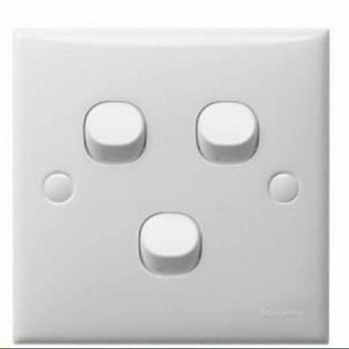 Jual Saklar tripel/saklar 3 gang/saklar clasic clipsal Schneider E 33 ...