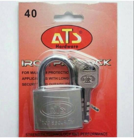 Jual KUNCI GEMBOK PADLOCK ATS 30 40 50 60 MM LEHER PENDEK / PANJANG ...