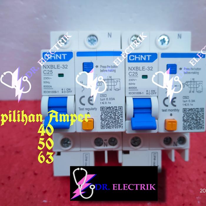 Jual RCBO NXBLE-63 1P+N 40, 50, 63 A (6KA) Khusus 30MA - 63A - Jakarta ...