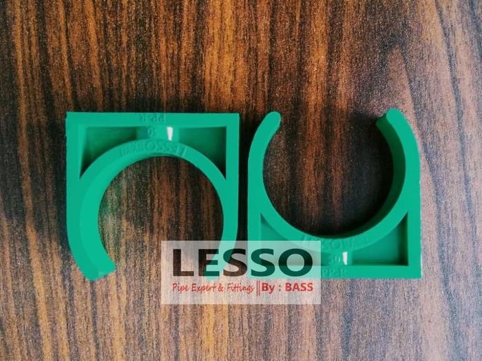 Jual Klem Pipa PPR Lesso 50mm 1-1/2" Fitting Clamp PPR Penjepit Pipa ...