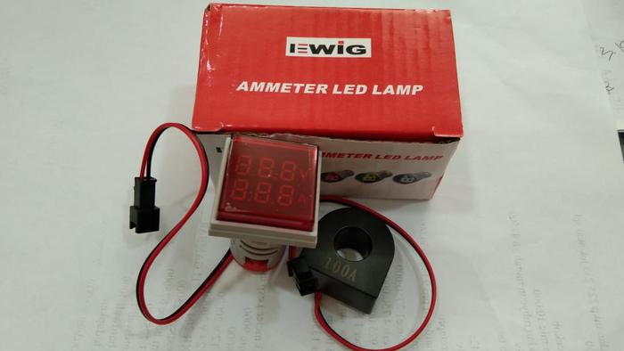 Jual Pilot lamp merah voltmeter ampermeter Led Lamp Ewig Lampu ...