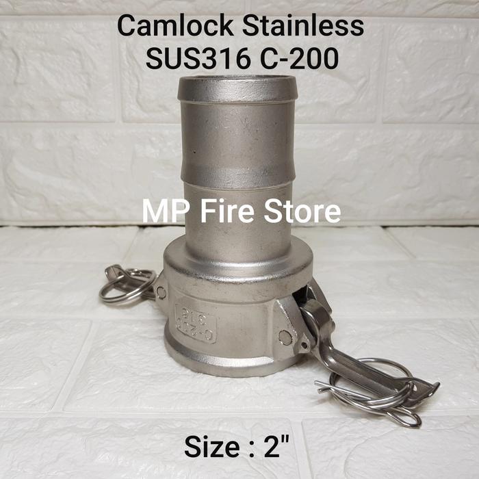 Jual Camlock Stainless SS 316 Type C 200 2" ( 2 Inch) Quick coupling ...