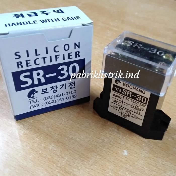 Jual Brake Rectifier crane SR 30 SR30 SR-30 Bochang Korea bukan Kacon ...