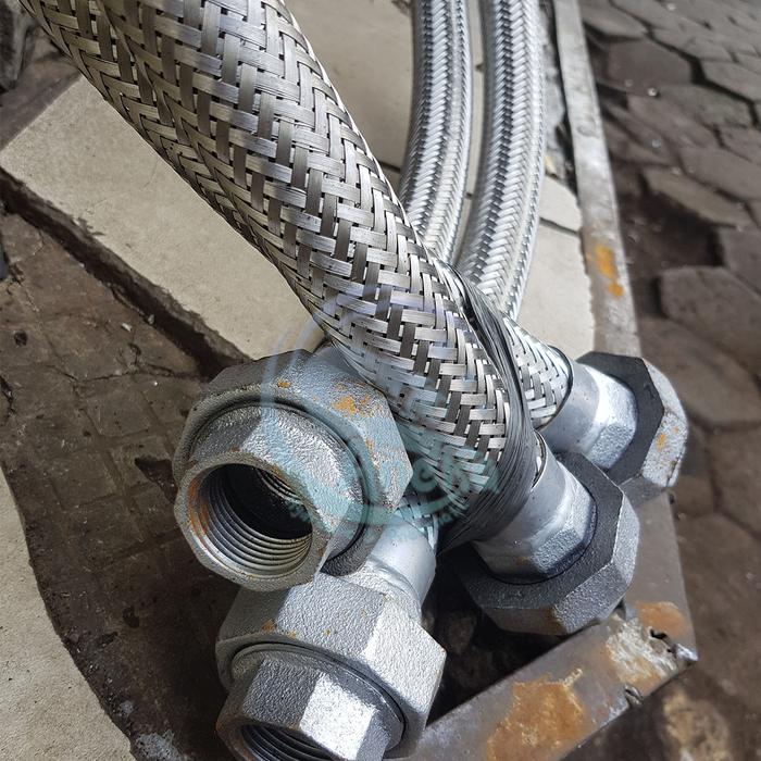 Jual Flexible Metal Hose SS304 1" Inch X 40cm + Water mur Female ...