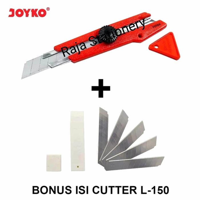 Jual Cutter Joyko BESAR + FREE ISI CUTTER / Pisau Joyko GRATIS REFILL L ...