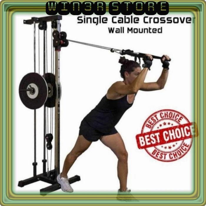 Jual Alat fitnes single cable crossover alat angkat beban(ORIGINAL ...