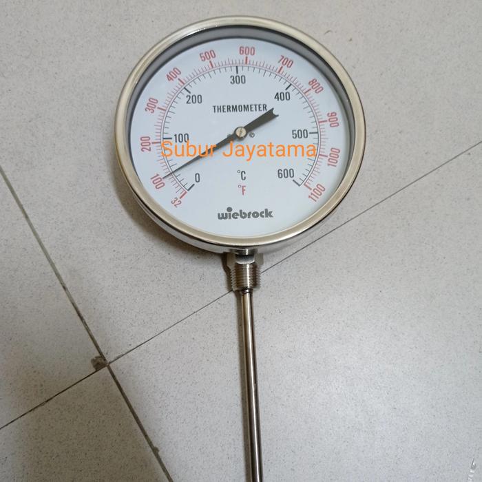 Jual Thermometer Temperature Gauge Raket Stainless 600 Derajat Celcius ...